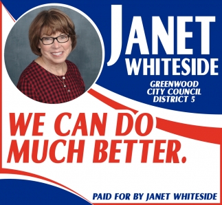 We Can Do Much Better., Janet Whiteside