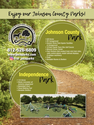 Enjoy Our Johnson County Parks!, Johnson County Parks And Recreation ...