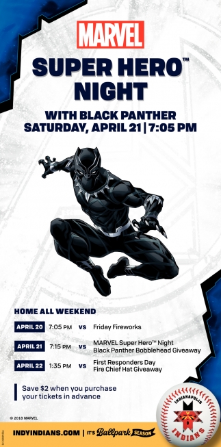 Super Hero Night, Indianapolis Indians